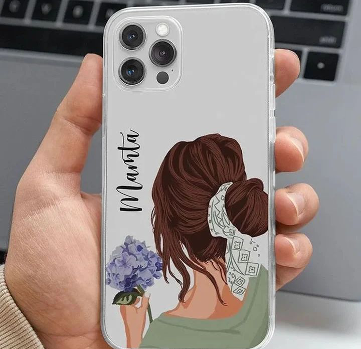 Customized Girl Name PNG Case. – Sastacover.pk